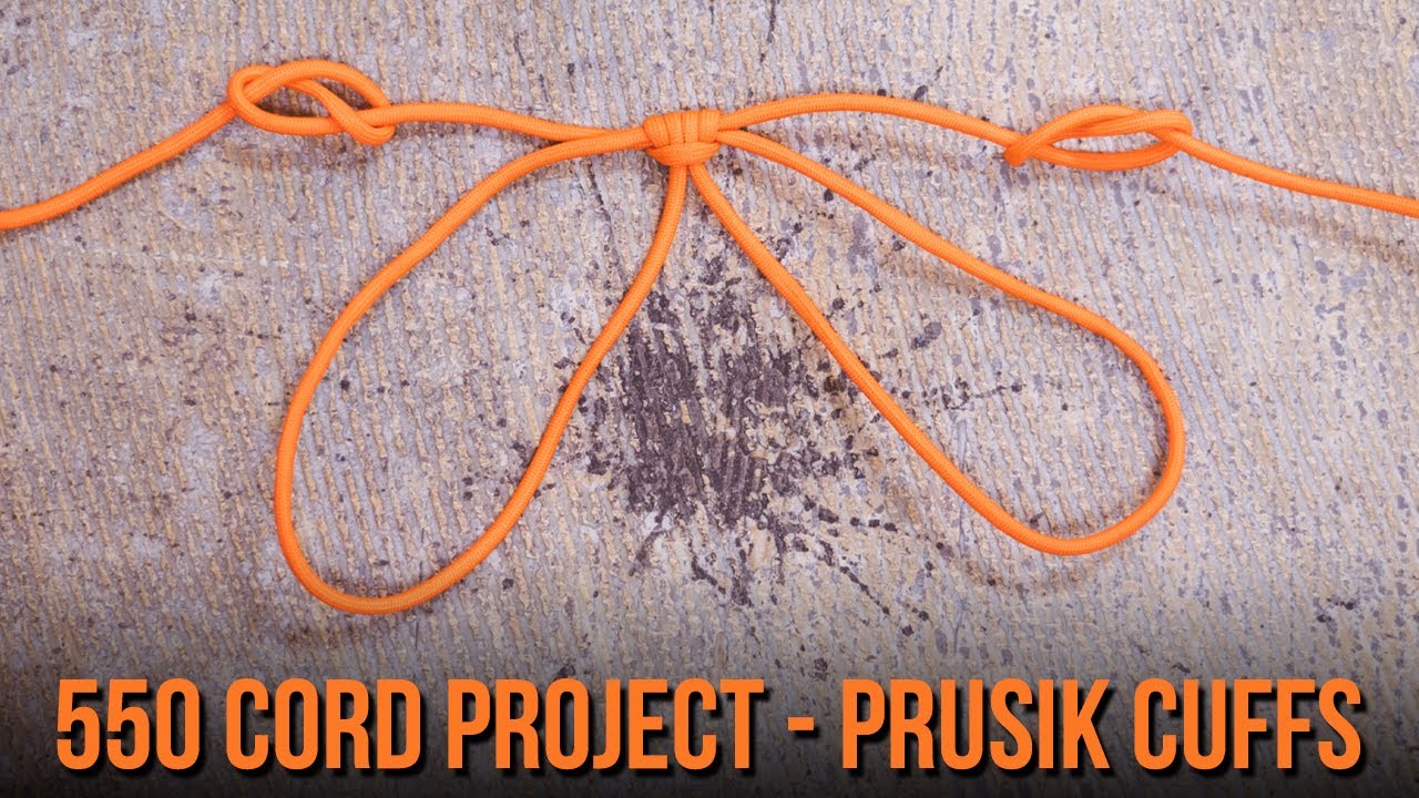 Prusik Hand Cuffs - A 550 Cord DIY Project - Survival Tackle